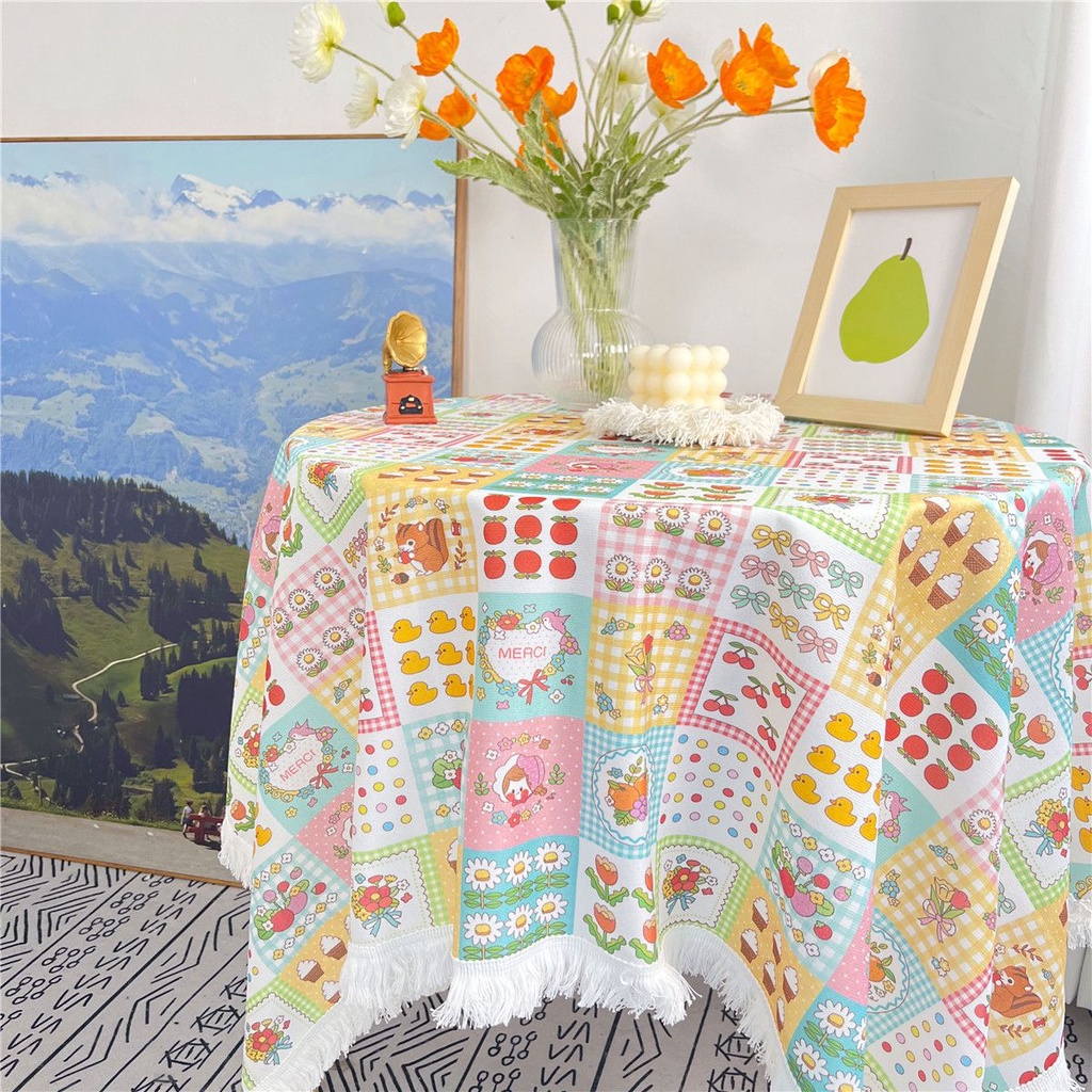 Tablecloth Cute Dormitory College Students Fresh High-value Desk ...
