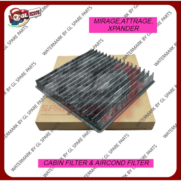 MITSUBISHI XPANDER / ATTRAGE / MIRAGE CABIN FILTER & AIRCOND FILTER ...