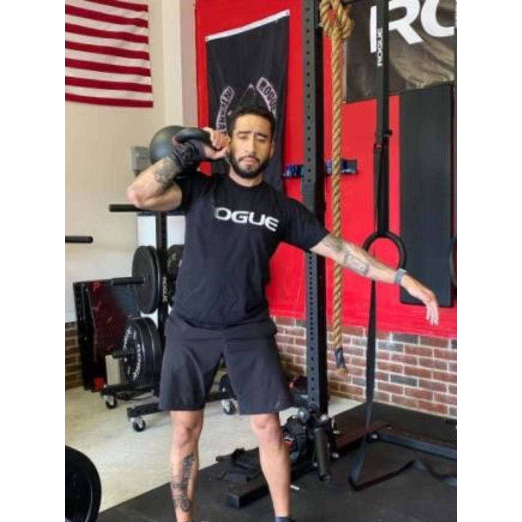 Ready Stock Trendy ROGUE Sports Fitness Weightlifting T-Shirt crossfit ...