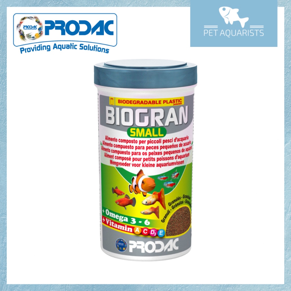 PRODAC Biogran Small Fish Food (100ML 45G) | Shopee Malaysia