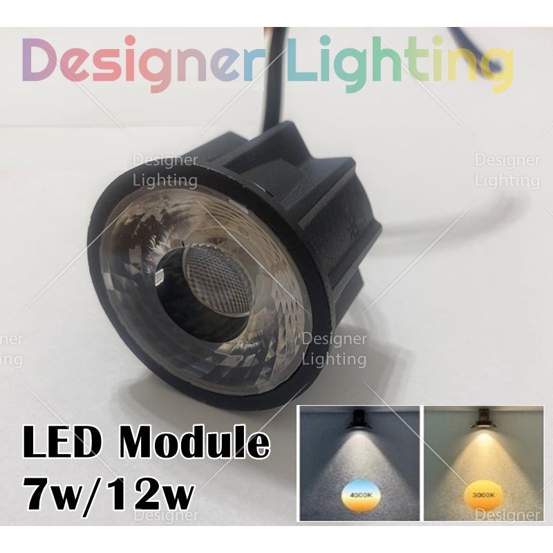 1pc [7w/12w] LED Spot Module Designer Light Eyeball Module LED Bulb ...