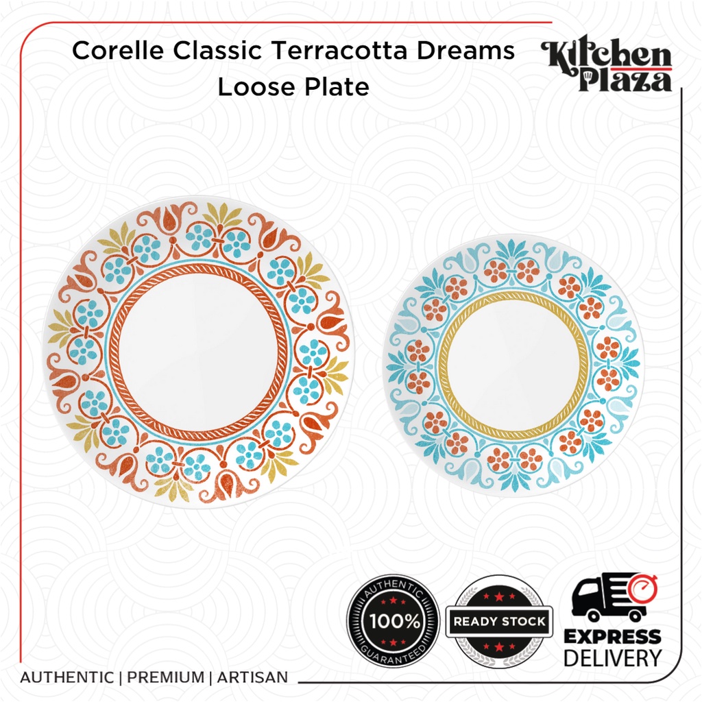 Corelle Classic Terracotta Dreams Loose Plate (1Pc) | Shopee Malaysia