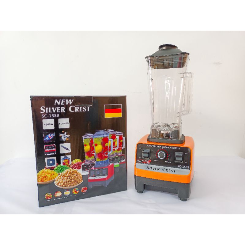 JUICE BLENDER HEAVY DUTY 5500W JUG BESAR / SILVER CREST BLENDER 2 ...