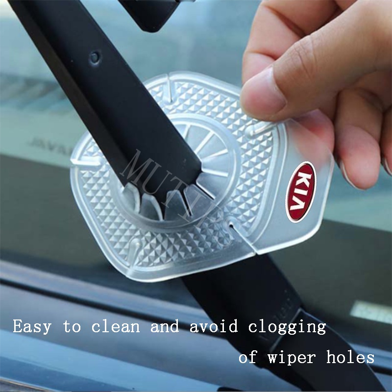 KIA Car Windshield Wiper Silicone Protective Cover Anti-Dust Sleeve For ...