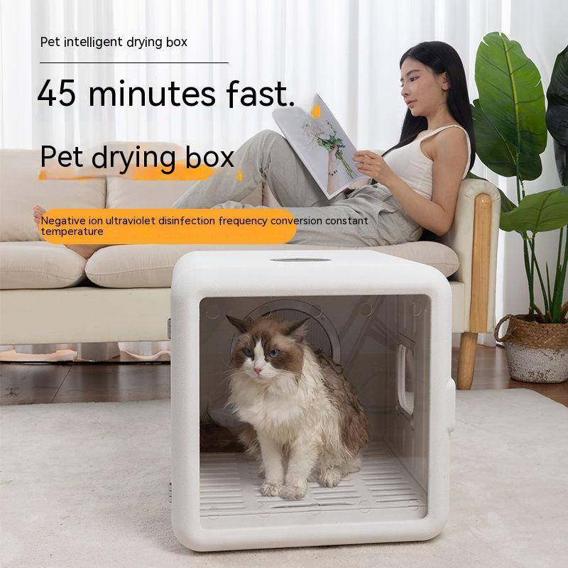 （Ready stock）Drying Baker for Pet Smart Home cat drying box cat pet ...