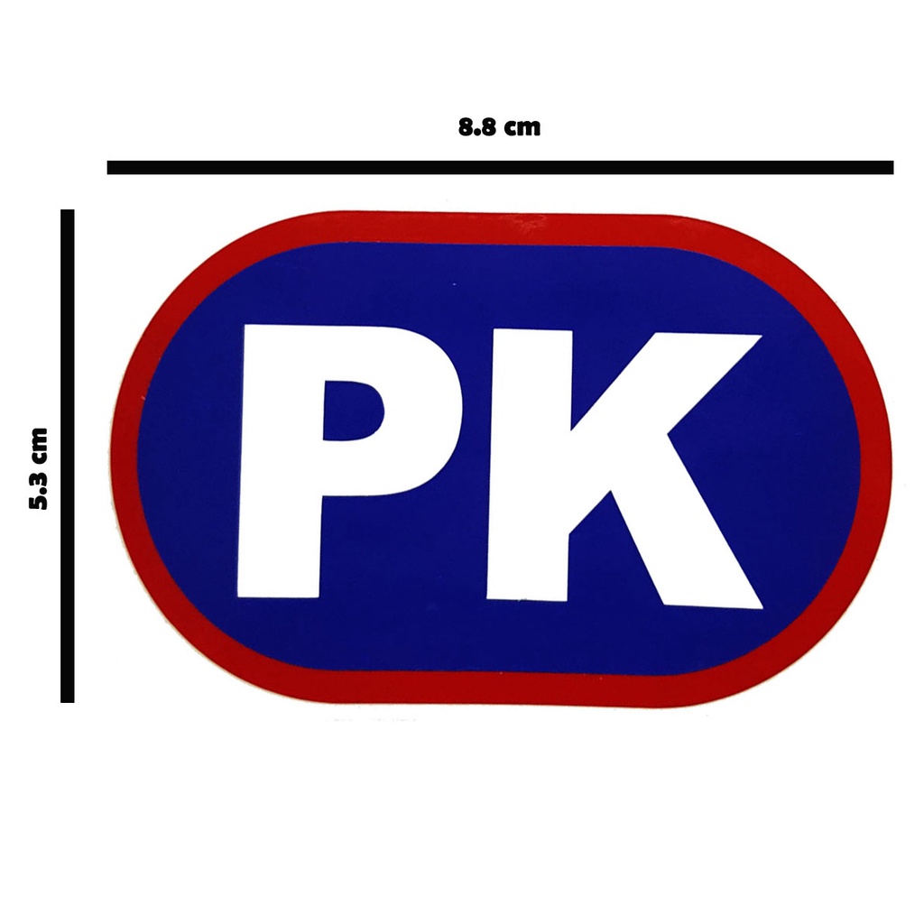 Sticker Motor Potong PK PERAK BIRU PUTIH ST325 | Shopee Malaysia