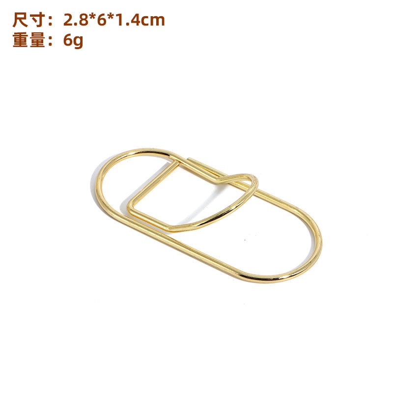 5 Pcs Metal Pen Clip Paperclip Creative Notebook Accessories Portable ...