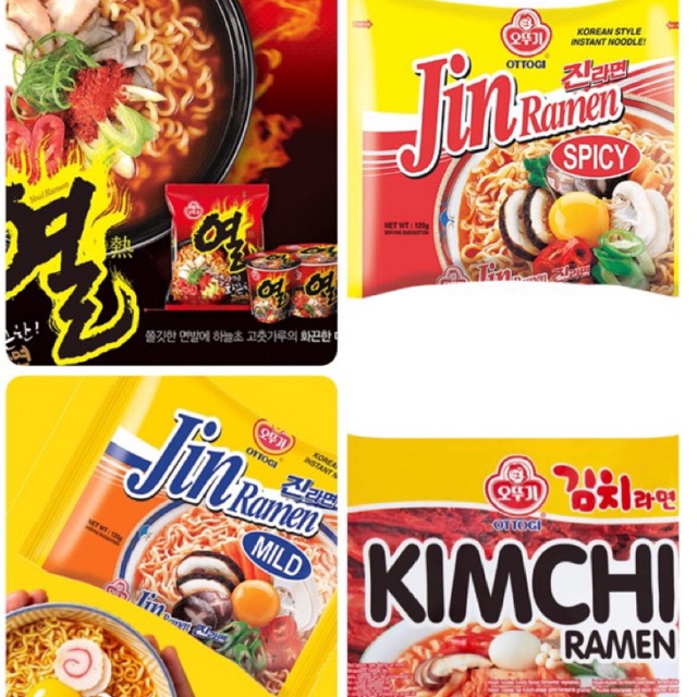 KOREA OTTOGI RAMYUN/ OTTOGI JIN/ OTTOGI YEUL RAMYUN SPICY/RAMYUN MILD ...