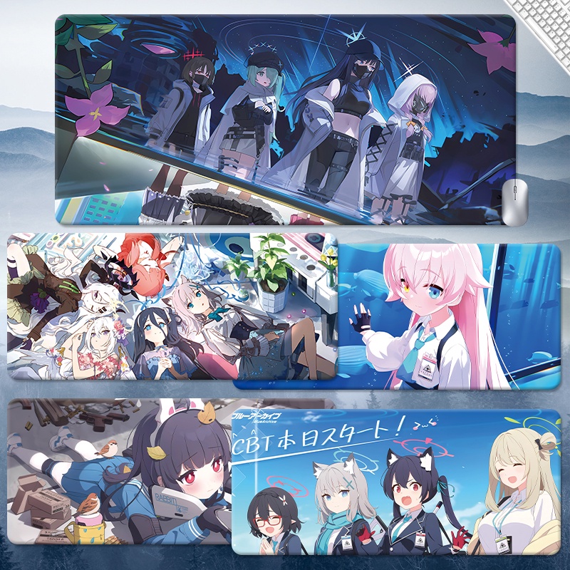 Blue Archive Mouse Pad sunaookami siroko Custom table pad takanasi ...