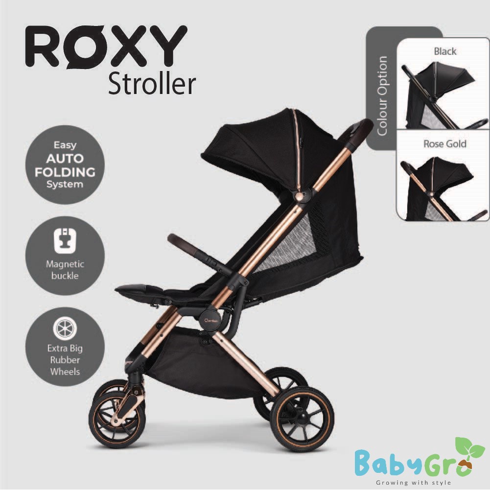 Quinton Roxy Auto Fold Compact / Cabin Size Stroller Newborn to 22kg ...