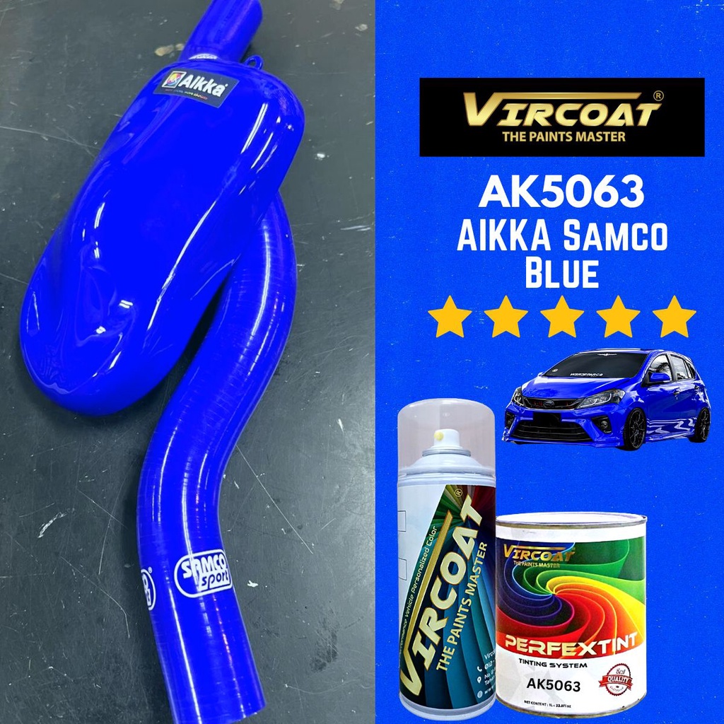 Vircoat Ultra Royal Blue / Samco Blue 2K Paint/ Car Paint/Cat Bancuh ...