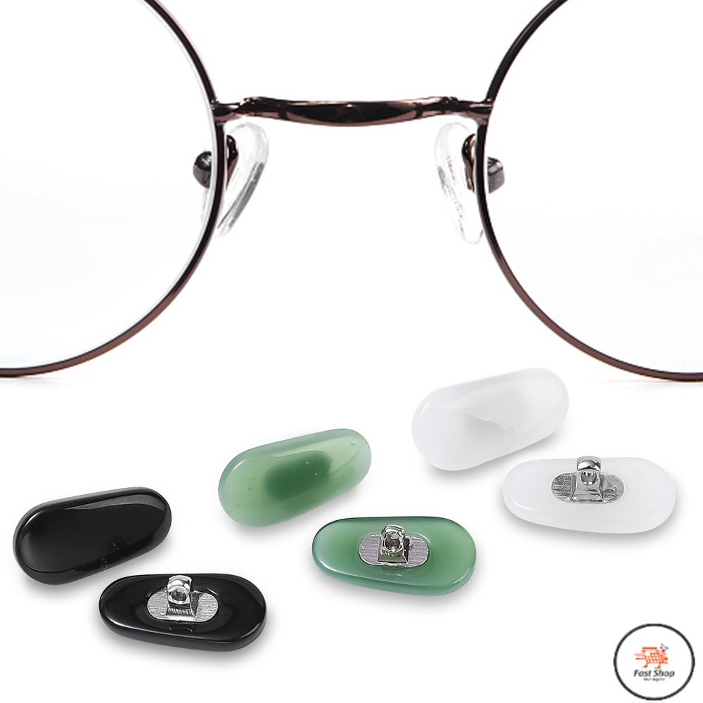 FS Modern Simple Plastic Glasses Nose-Pad/ Artificial Jade Support ...