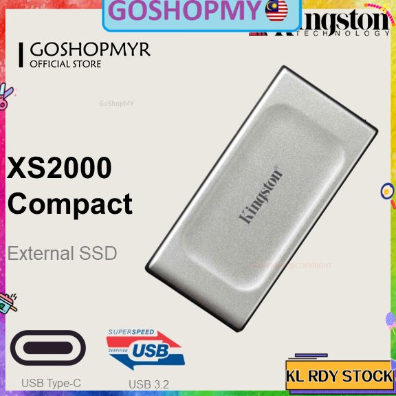 KINGSTON XS2000 Portable Solid State Drive High Performance Type-C ...