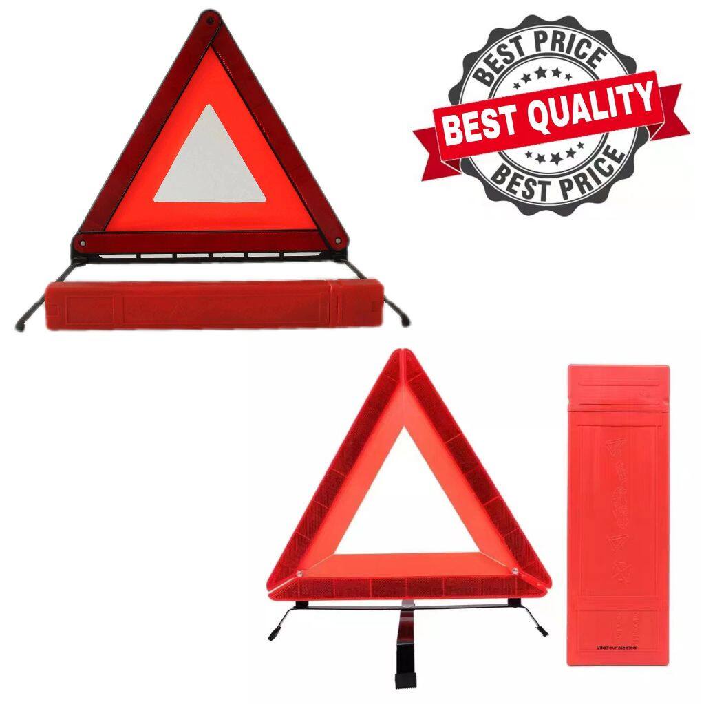 CAR SAFETY REFLECTIVE TRIANGLE WARNING SIGN/EMERGENCY BREAKDOWN WARNING ...
