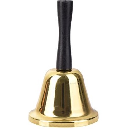 Hand Bell/Metal Tea Bell/ Service Bell/ Gold Hand bell/ Ice cream Bell ...
