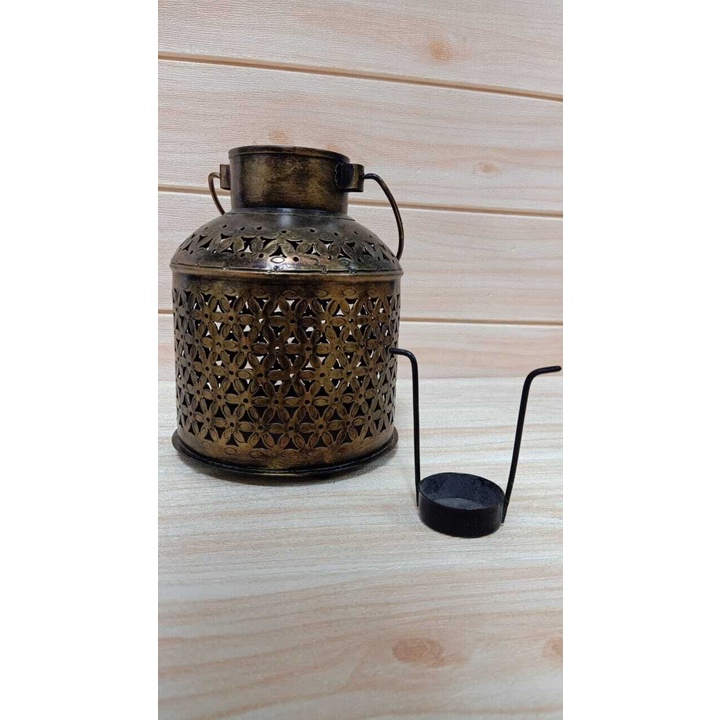 TD102 - Handcrafted Wrought Iron T Light Holder- Antique Design ...