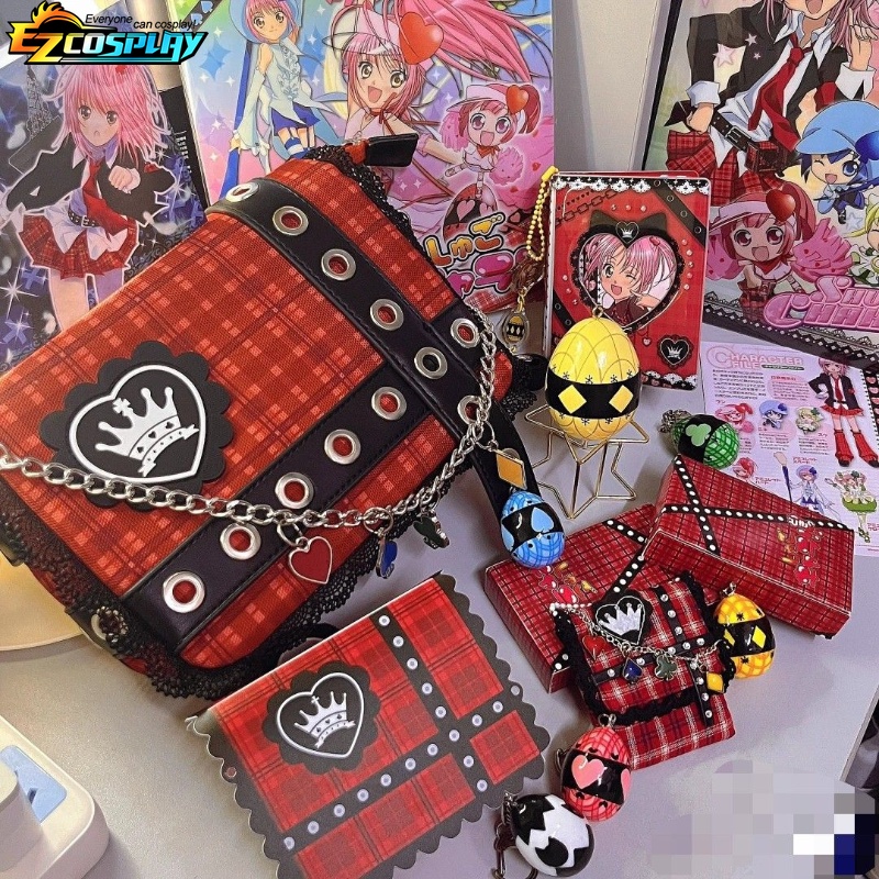 Anime Shugo Chara Hinamori Amu Crossbody Bag Cosplay Waistpack Girl JK ...