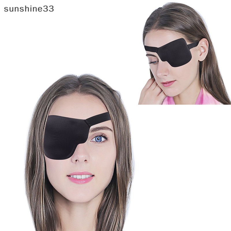sun Pirate Eye Patch Unisex Black Single Eye Patch Eyepatch One Eye ...