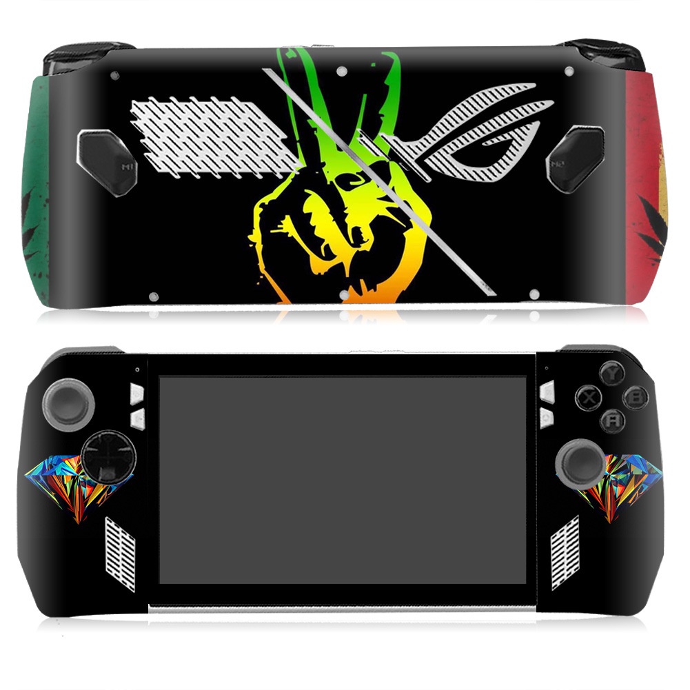 Stickers Cover Case for Asus Rog Ally Console Full Set Protective Skin ...