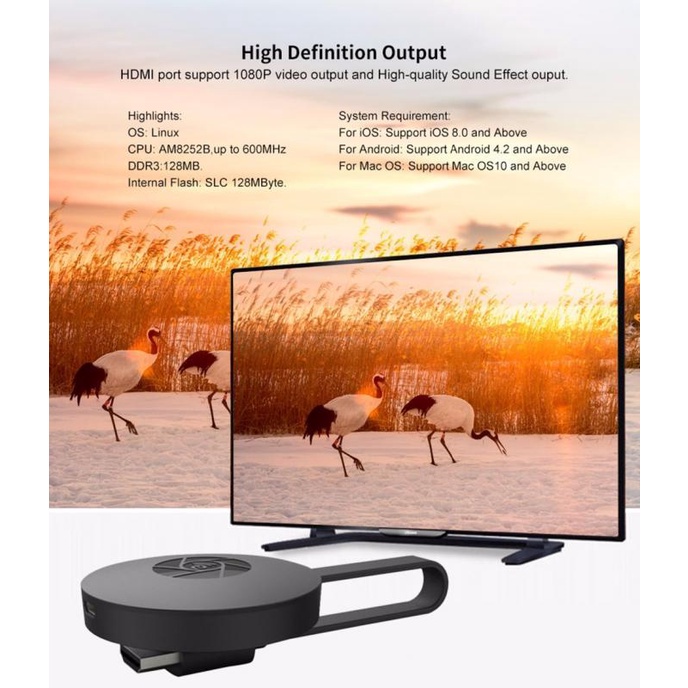 Original Chromecast G2 4K Ultra HD For TV Streaming High Definition ...