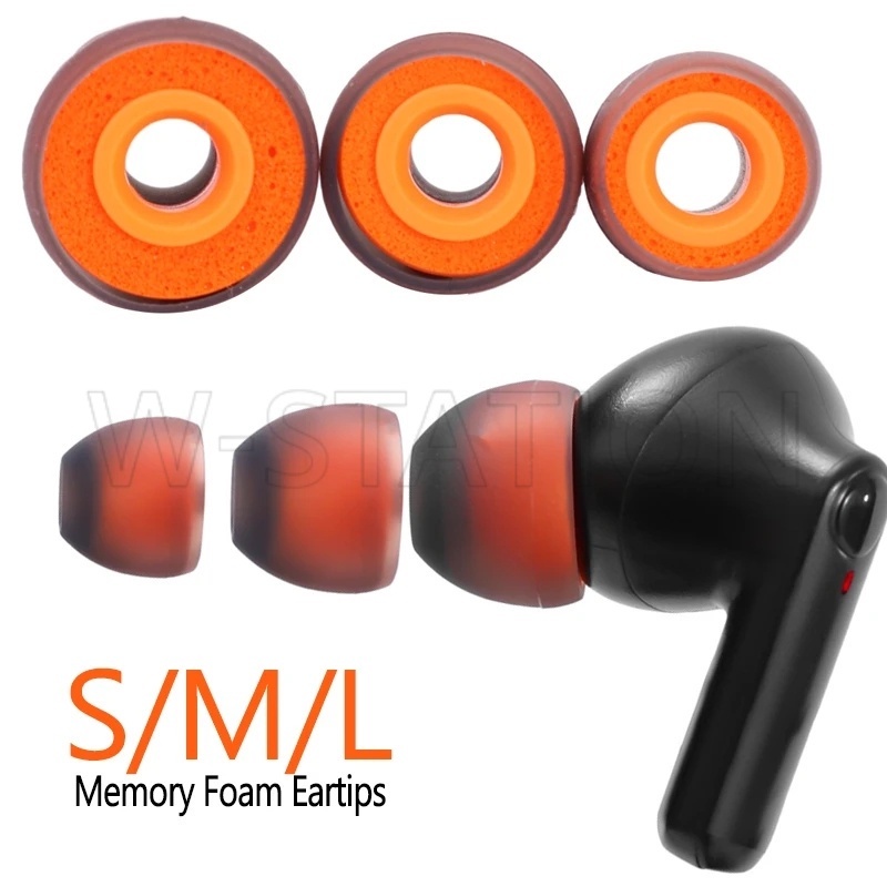 1 Pair Replacement Memery Foam Eartips Earplugs /Soft Memory Foam ...