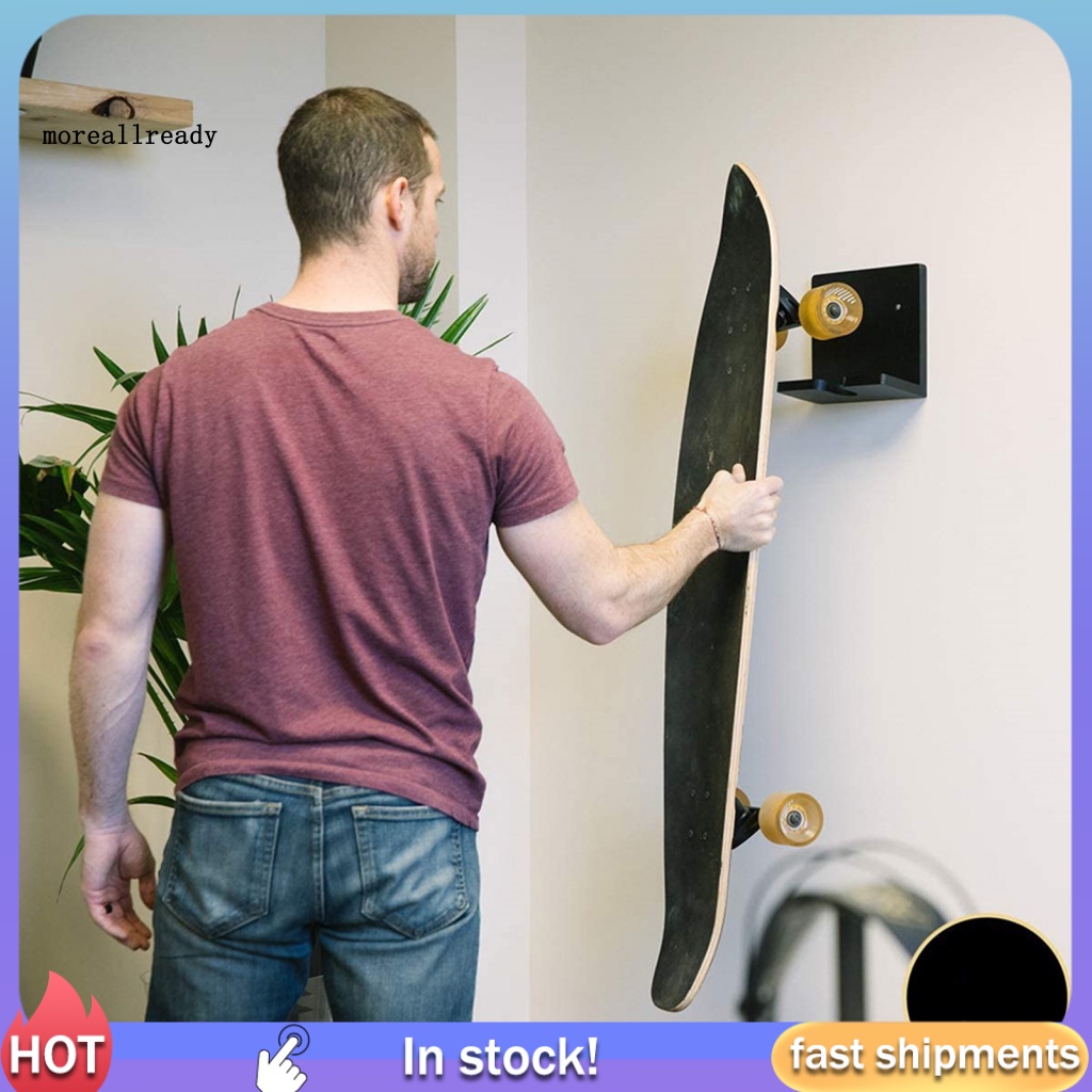 Skateboard Accessories MyGift Industrial Pipe Skateboard Display Rack ...