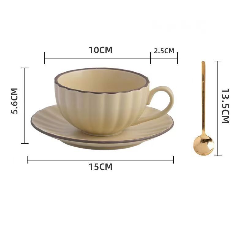 咖啡杯230ml Ceramic Coffee Cup Latte Cup British Coffee Cups Porcelain ...