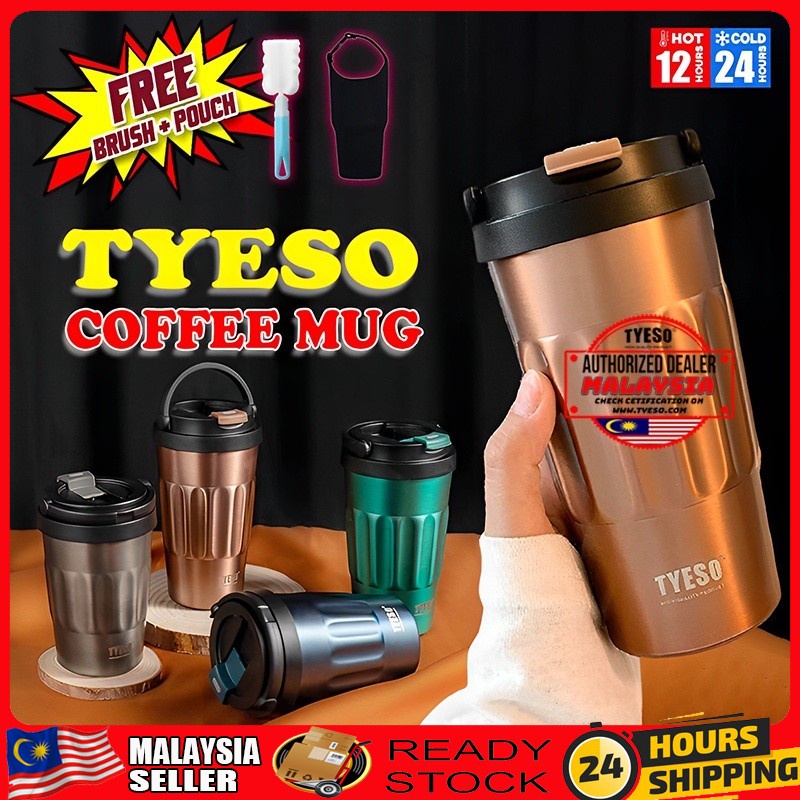 【AUTHORIZED DEALER】Tyeso Coffee Mug 500ml With Handle Design 304 ...
