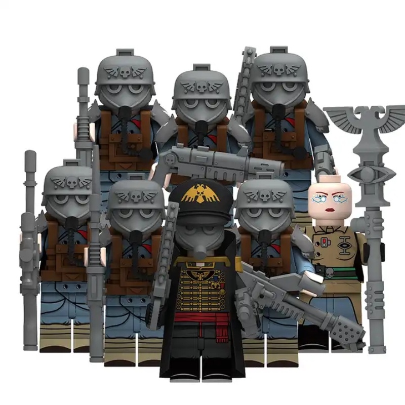 New Military WW2 Pyro Soldier Sergeant Mini Building Blocks Kids Figure ...