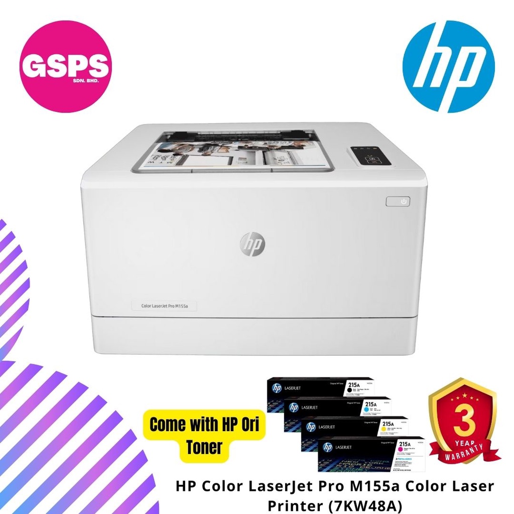 HP Color LaserJet Pro M155a Color Laser Printer (7KW48A) | Shopee Malaysia