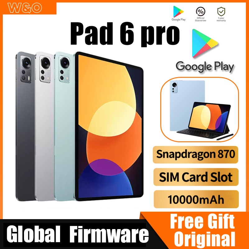 Pad 6 Pro Tablet Android 12 11inch Tablet Snapdragon 870 8GB+256GB ...