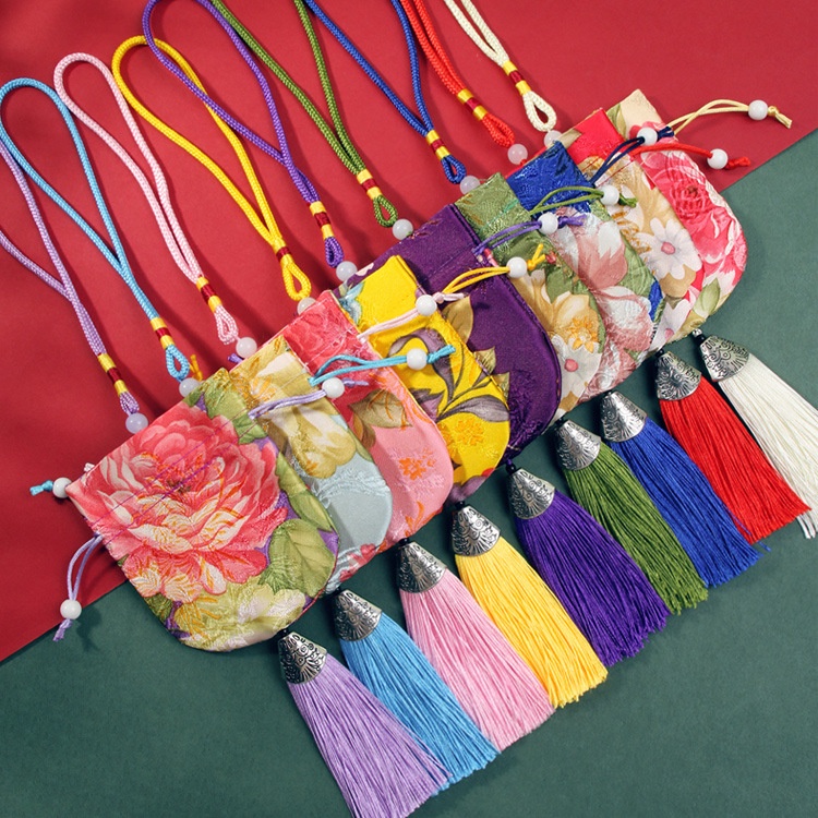 7pcs Dragon Boat Festival Sachet Sachet Empty Bag Portable Embroidered ...