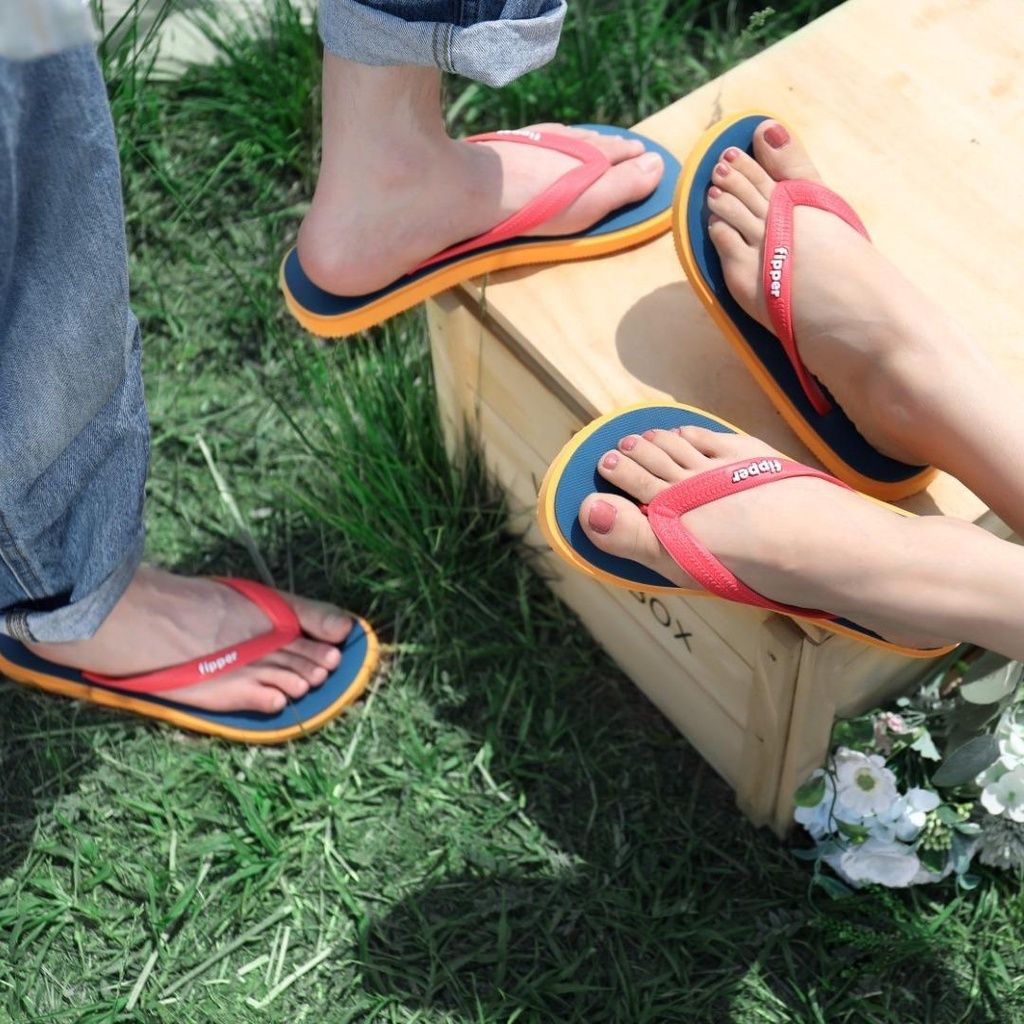 Fipper Selipar Wide Getah untuk Uniseks - Fipper Slipper Wide Rubber ...