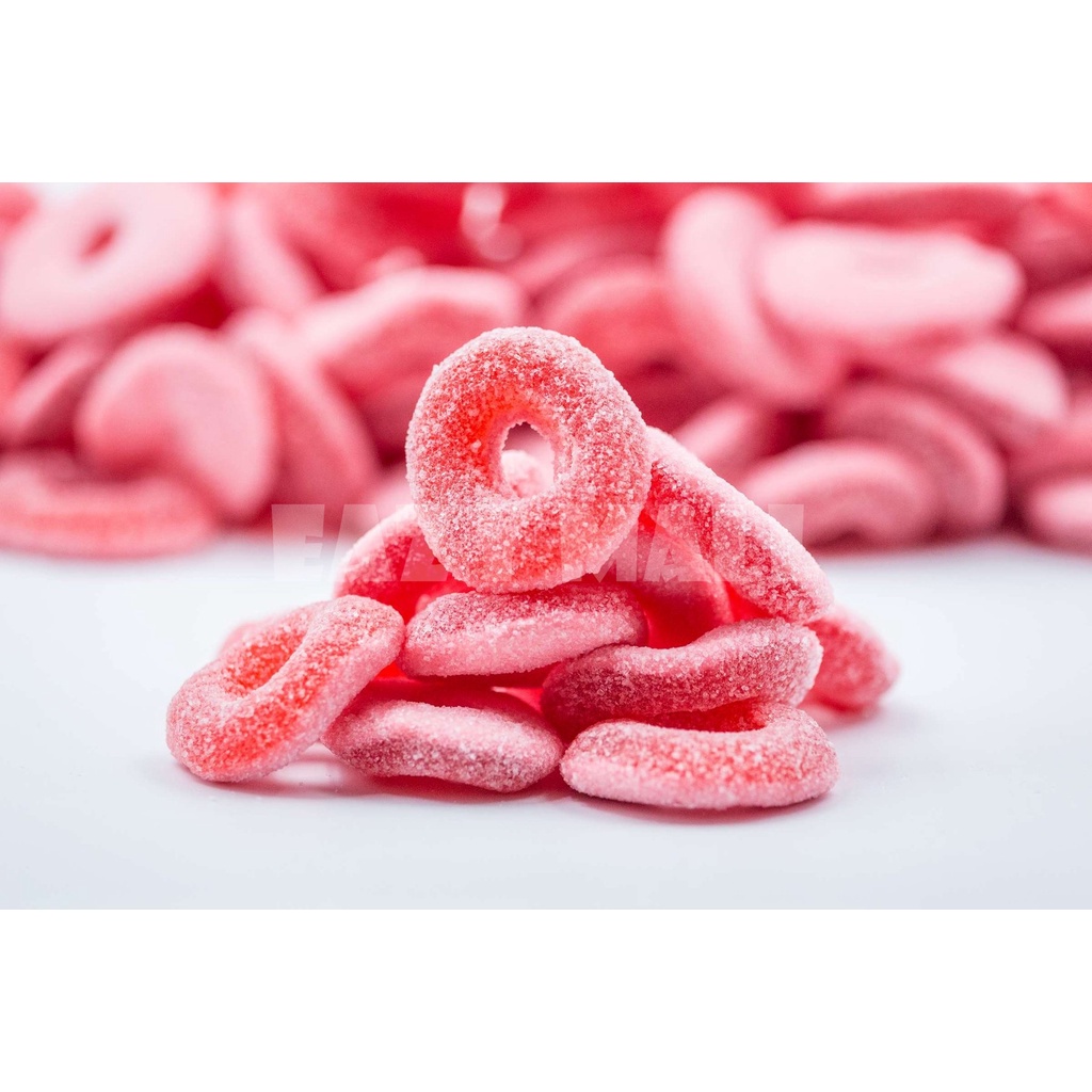 Strawberry Rings Haribo Assorted Halal Gummy Candy - 100g Repacked - Tidbits - Snack - Gula-Gula ...