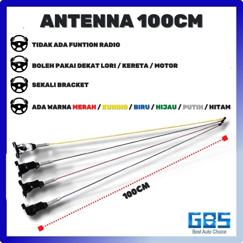 GBS CAR LED ANTENNA CAR AND LORRY TRUCK KERETA AKSESORI ANTENA ...