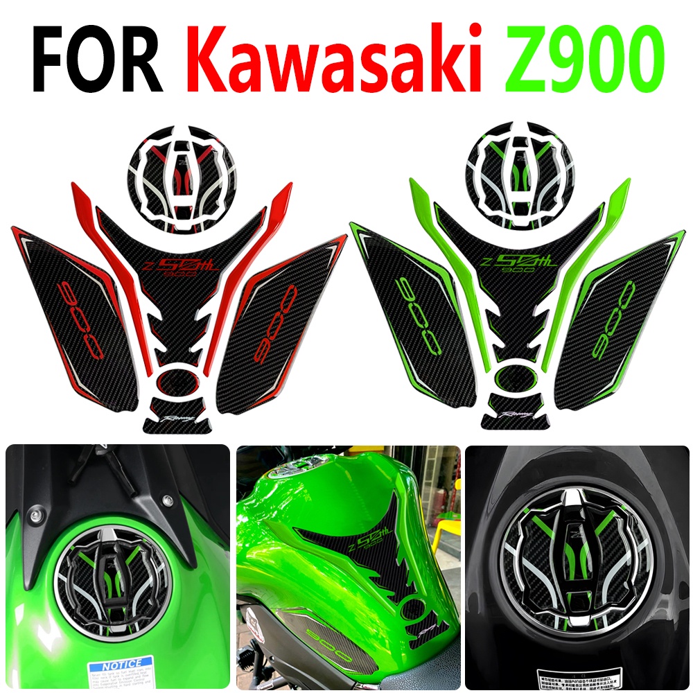 Kawasaki Z900 5d Carbon Fibre Epoxy Decal For Kawasaki Z650 Z900 2023 