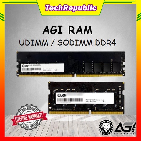 AGI RAM 8GB /16GB DDR4 2666MHz / 3200MHz SODIMM / UDIMM Memory Laptop ...