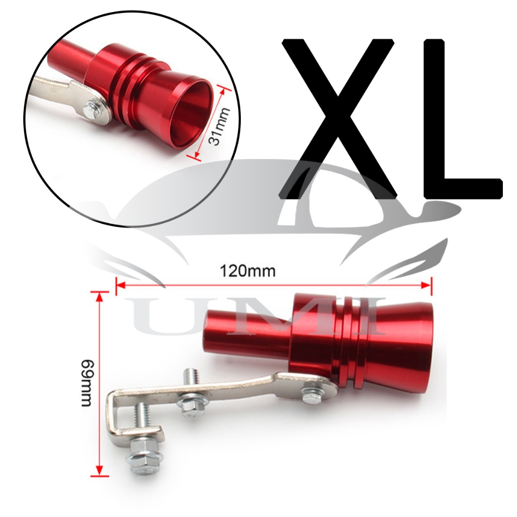 Universal Car Exhaust Sound Turbo Sound Car Exhaust Pipe Whistle Bunyi ...