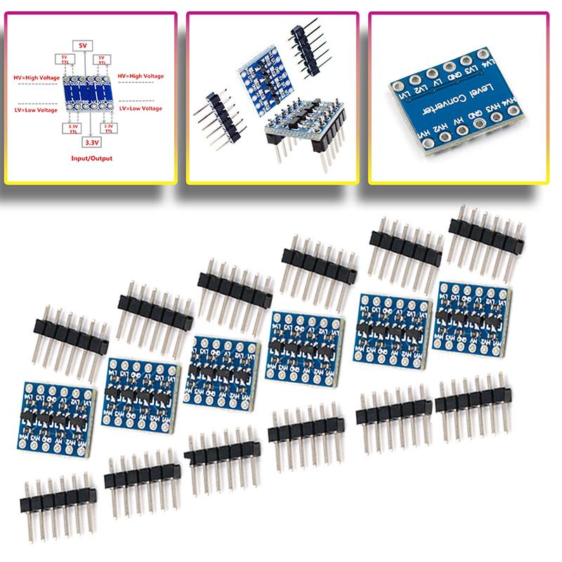 {GOOD} 4-way Level Conversion Module IIC I2C Bi-Directional Logic Level ...