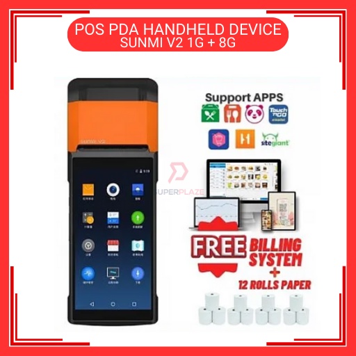 SUNMI V2 1G Plus 8G 4G WiFi Android 7.1 Mobile Handheld POS PDA ...