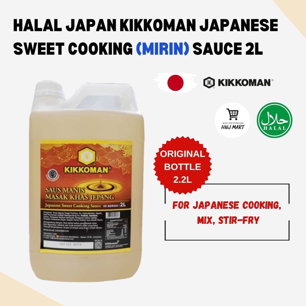 Halal Kikkoman Japanese Mirin 2L Halal Mirin Halal Japan Mirin Halal ...