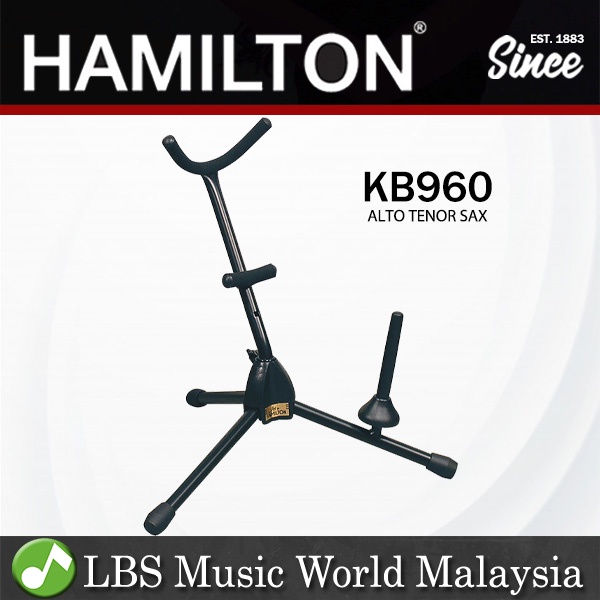 Hamilton KB960 Alto Saxophone Or Tenor Saxophone Stand with Flute or ...