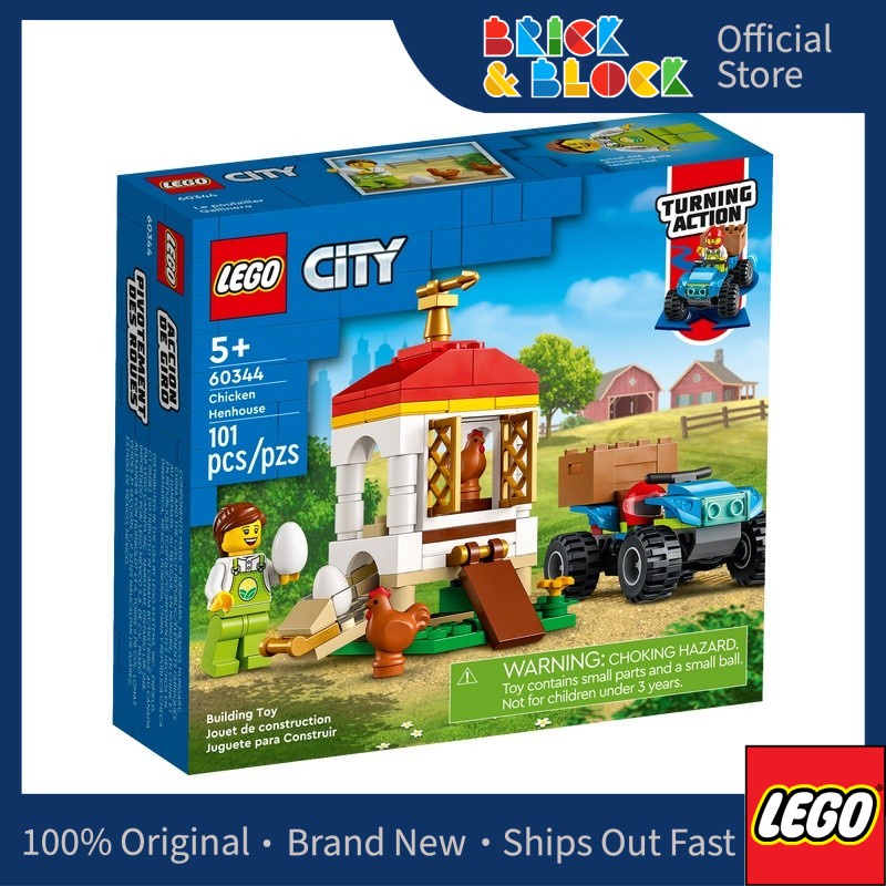 LEGO 60344 Chicken Henhouse | LEGO City | Shopee Malaysia