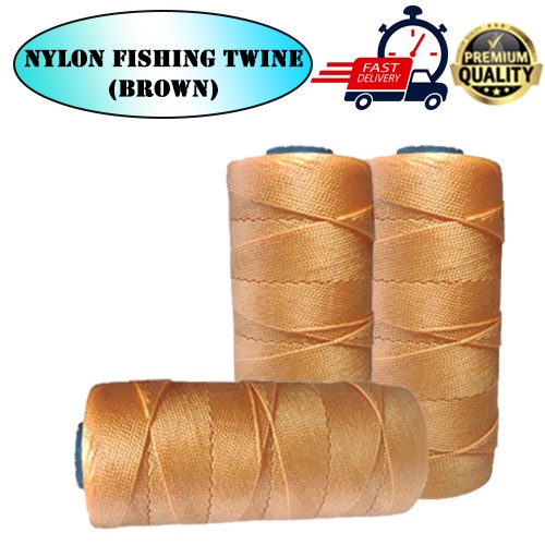 1PC NYLON FISHING TWINE (BROWN) NYLON FISHING TWINE THREAD BENANG NYLON | Shopee Malaysia