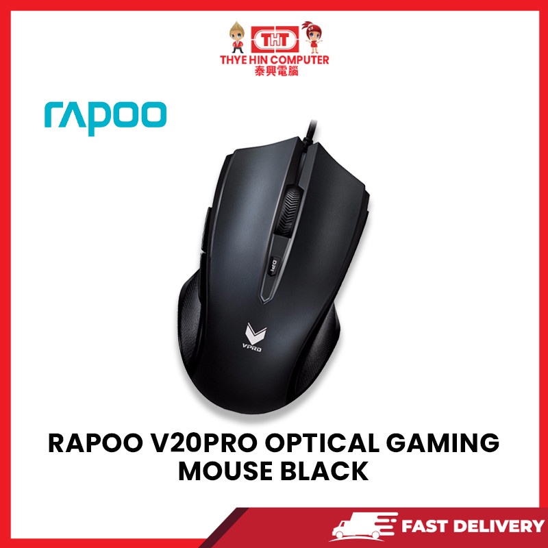 ACNN008050 RAPOO V20 PRO GAMING MOUSE(DELIVER BY MELAKA) | Shopee Malaysia