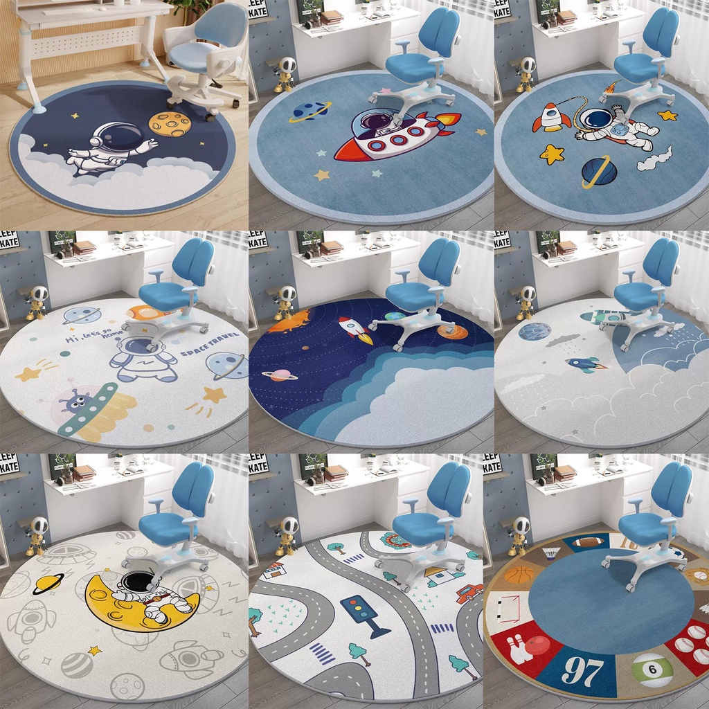 3D Round Rug astronaut for kids boys home Living Room, Bedroom and ...