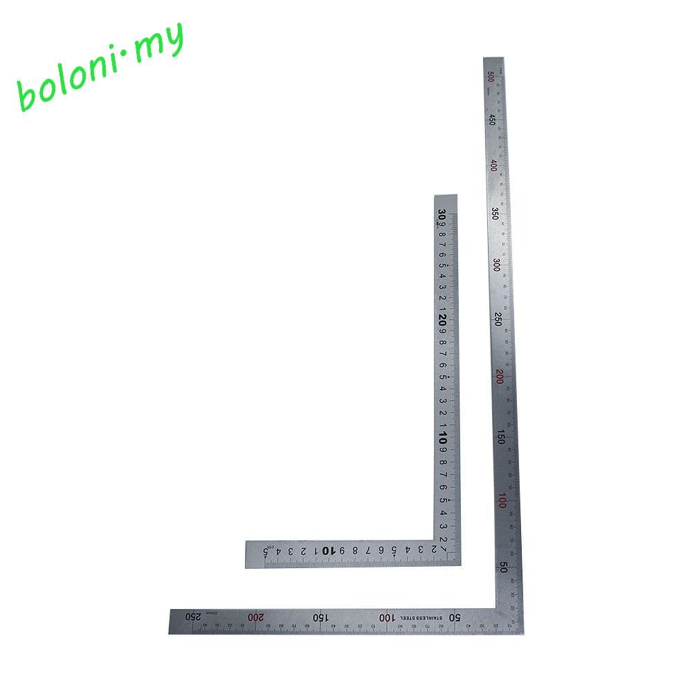 [COD] L Shape Ruler Measurement Instruments Woodworking Double Sided ...