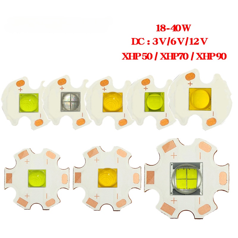 DC 3V 6V 12V XHP50 LED CHIP 18W for High power Flashlight DIY ...