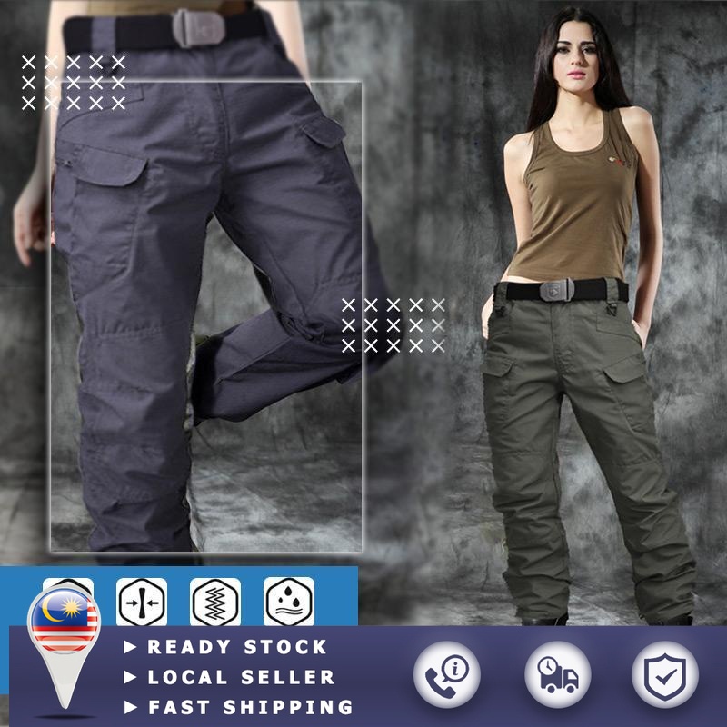 Tactical Pants IX7/IX9 Women Trousers Waterproof Wear Resistant Many Pockets Casual Cargo Pants ...