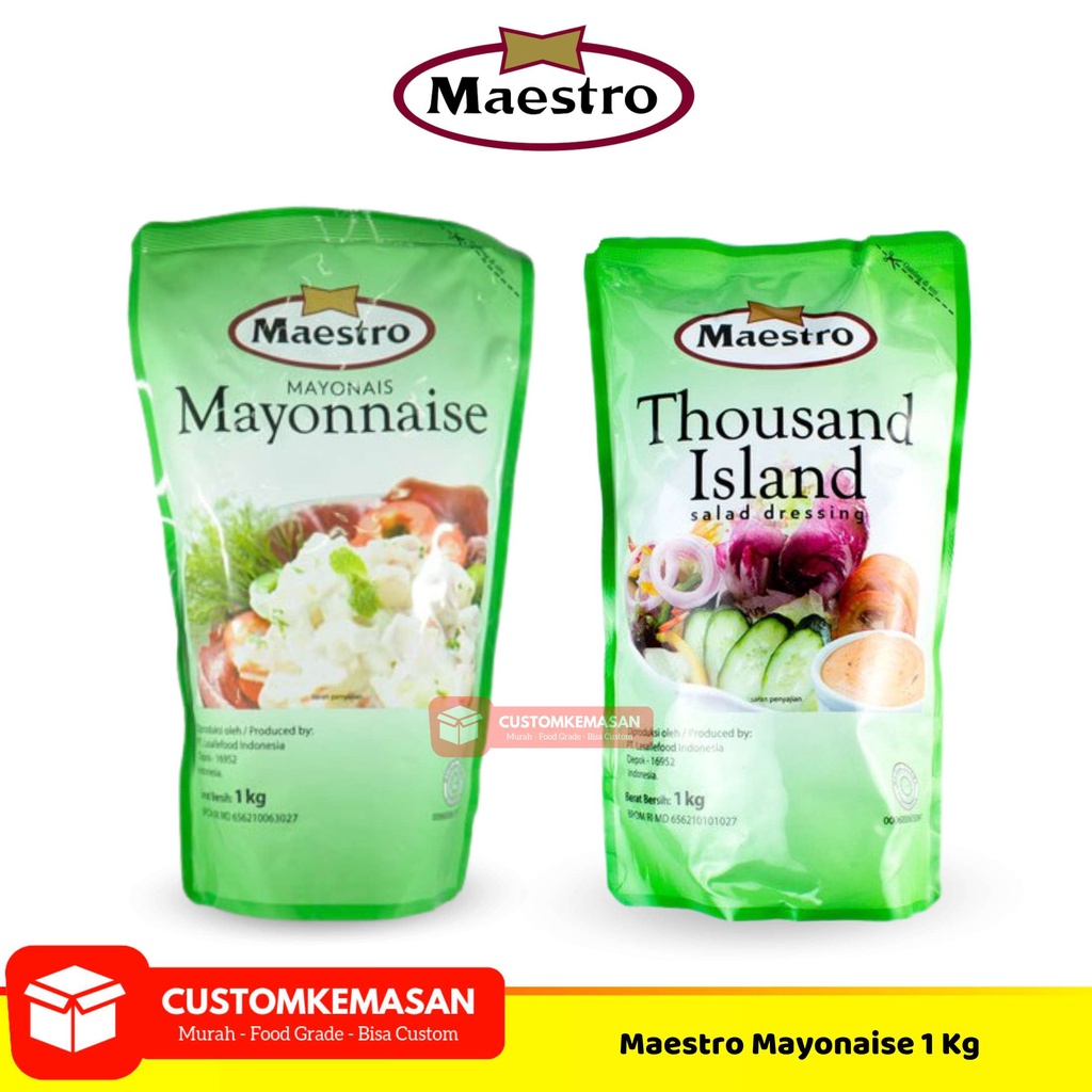 Maestro Mayonnaise/Original Mayonnaise 1kg/Maestro thousand Island ...